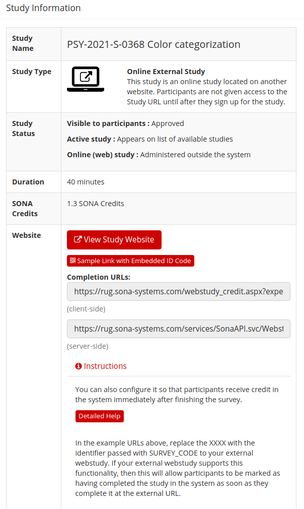 Sona Systeme // OpenSesame documentation