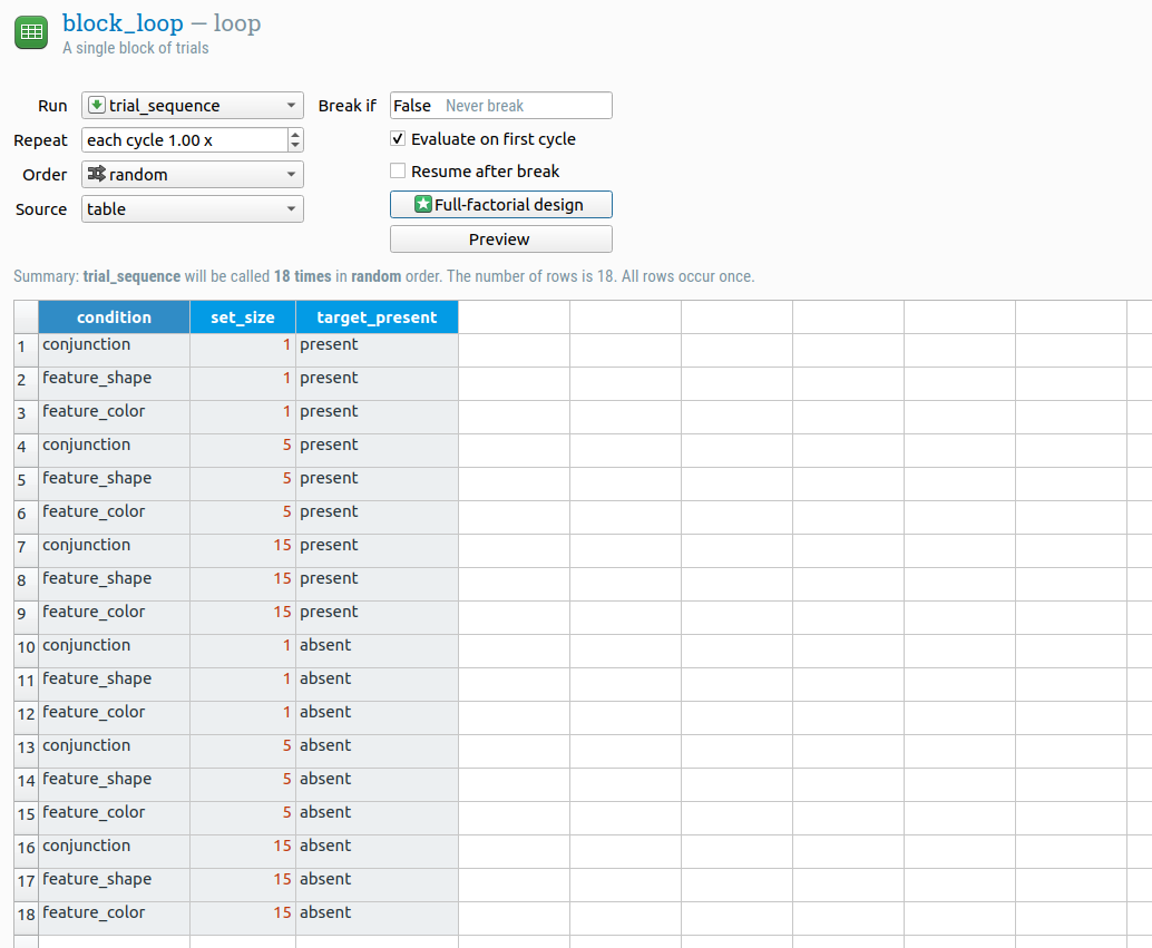 Tutorial intermedio (JavaScript): búsqueda visual // OpenSesame documentation