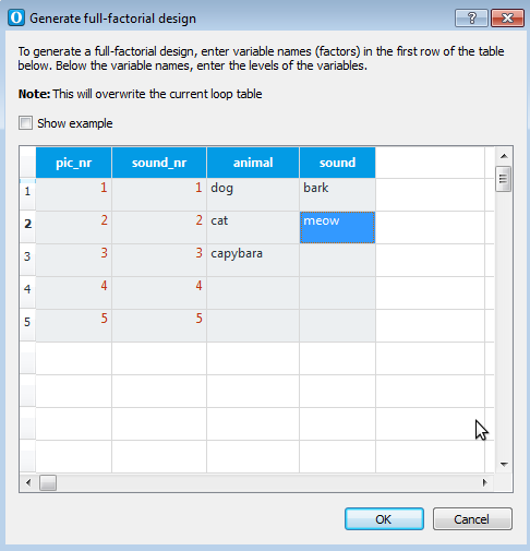 ESCoP 2017 workshop // OpenSesame documentation