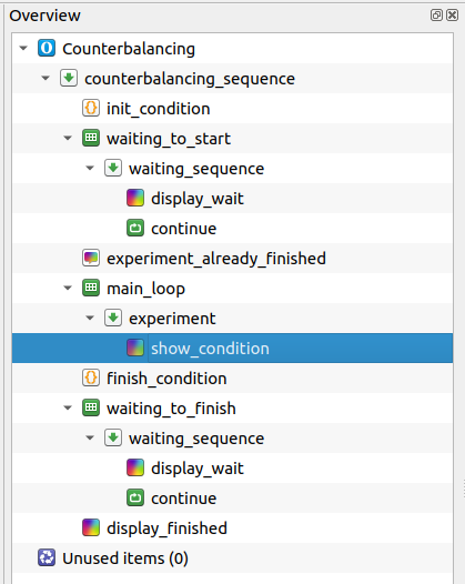 Counterbalancing // OpenSesame documentation