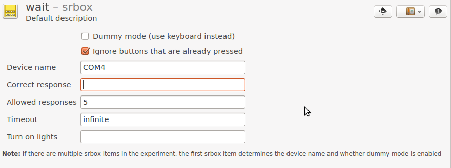 SR Box // OpenSesame documentation