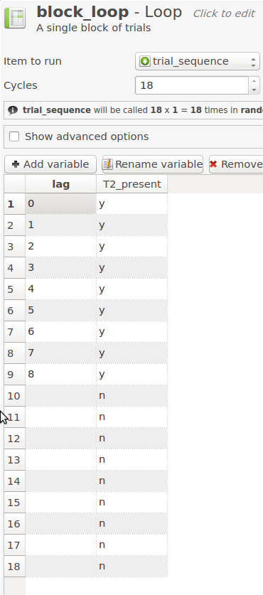Attentional-blink tutorial (advanced) // OpenSesame documentation