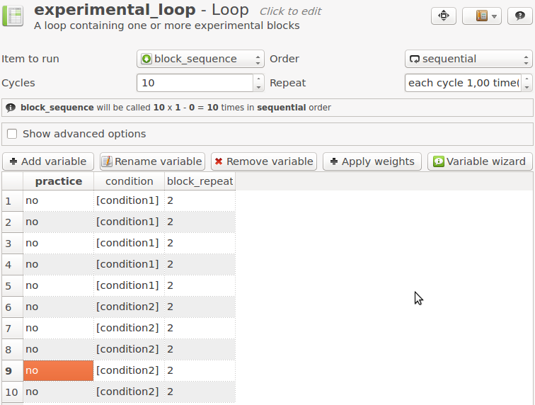 Attentional-blink tutorial (advanced) // OpenSesame documentation