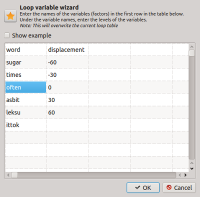 APS tutorial // OpenSesame documentation