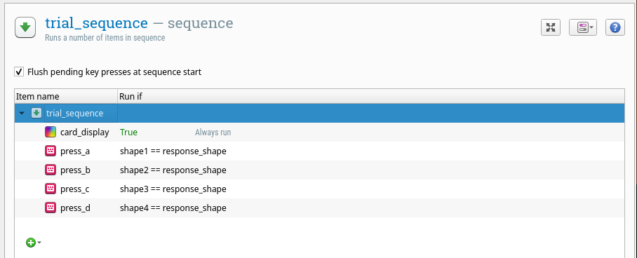 Wisconsin Card Sorting Test // OpenSesame documentation