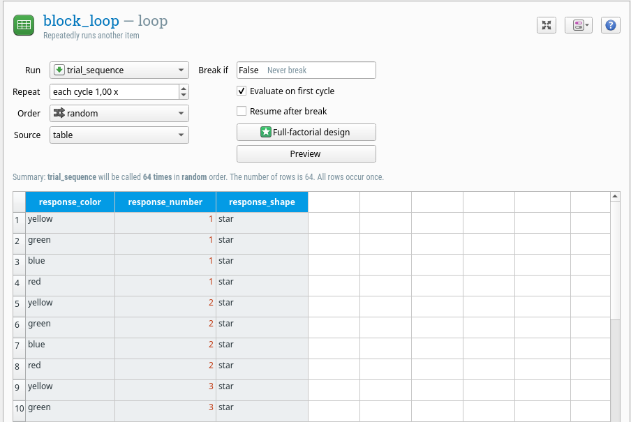 Wisconsin Card Sorting Test // OpenSesame documentation