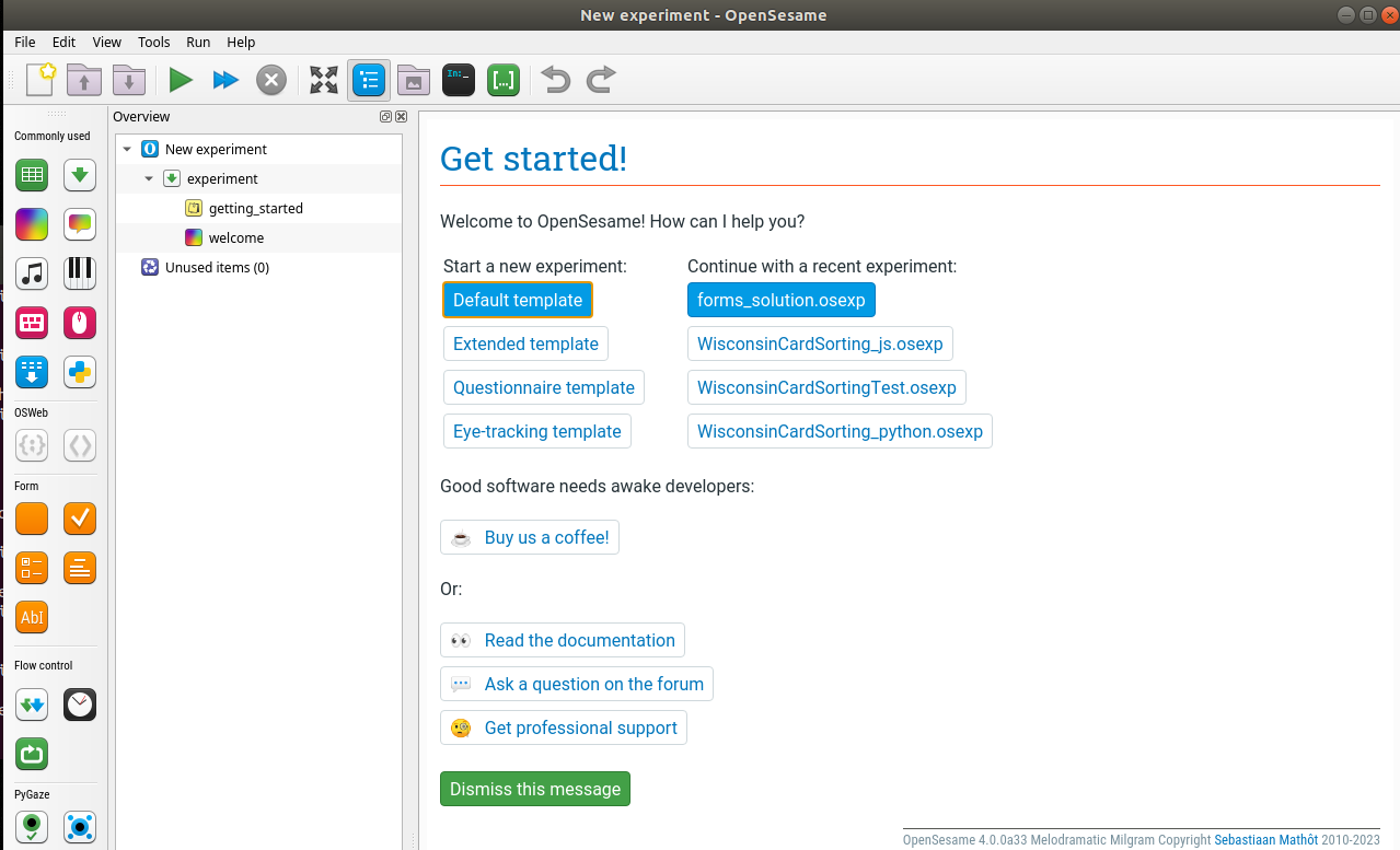 威斯康星卡片分类测验 // OpenSesame documentation